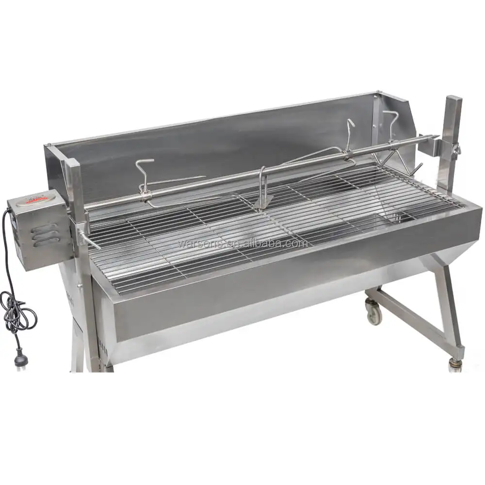 Flaming Coals 1200mm Stainless Steel Charcoal BBQ Grill