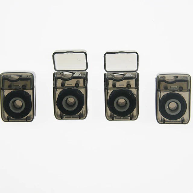 Eco Charcoal Floss Dental Floss High Quality Classic Small Square Box ...