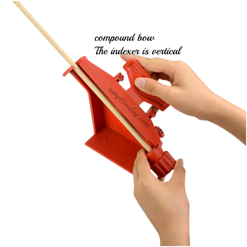 Straight/right Helical Fletching Jig for Compound Bows