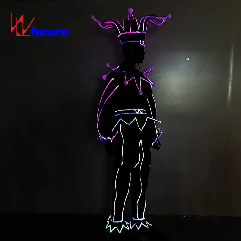 Fiber-optic Light Up Circus Clown Parade Costume - Buy Fiber-optic ...