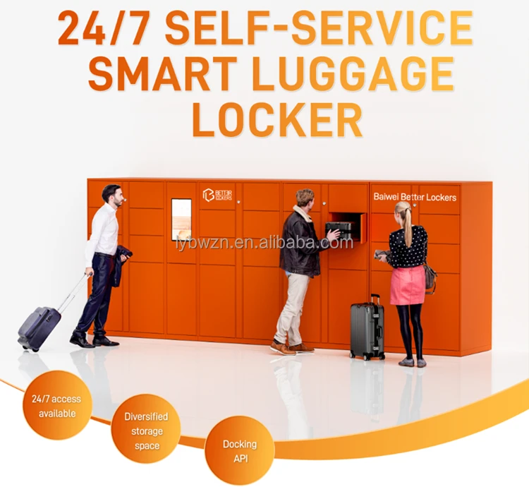 Baiwei Customizable Smart Outdoor Parcel Locker - Secure E-Commerce Storage
