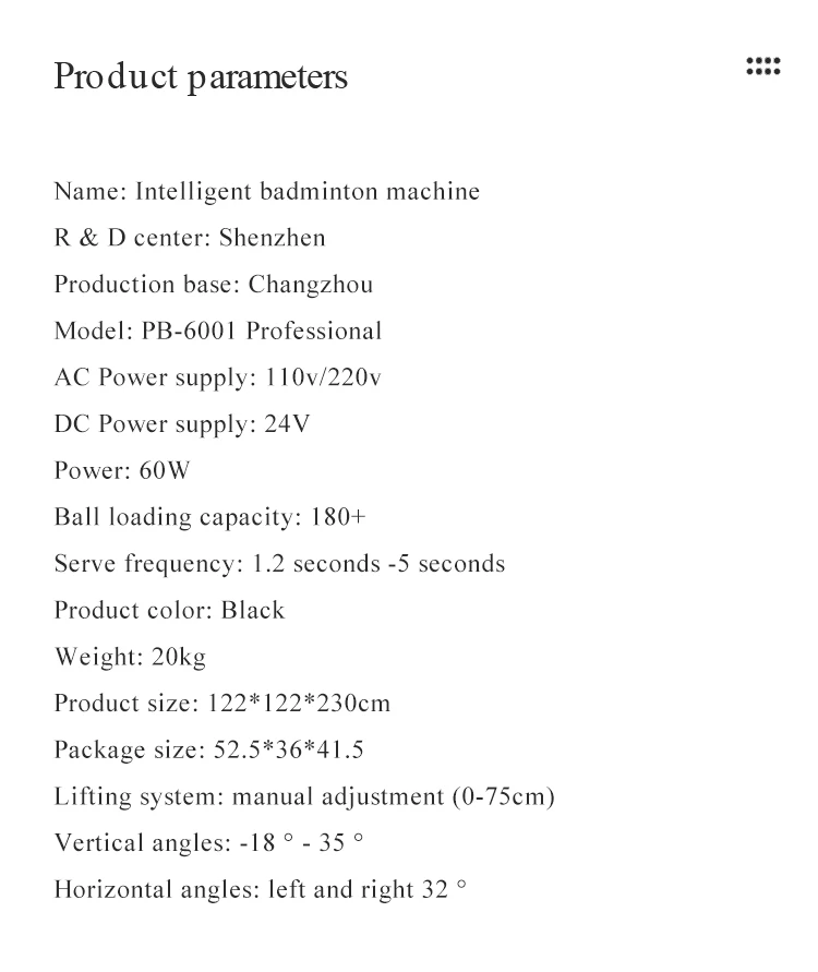 Automatic Badminton Ball Machine - Enhance Training Practice