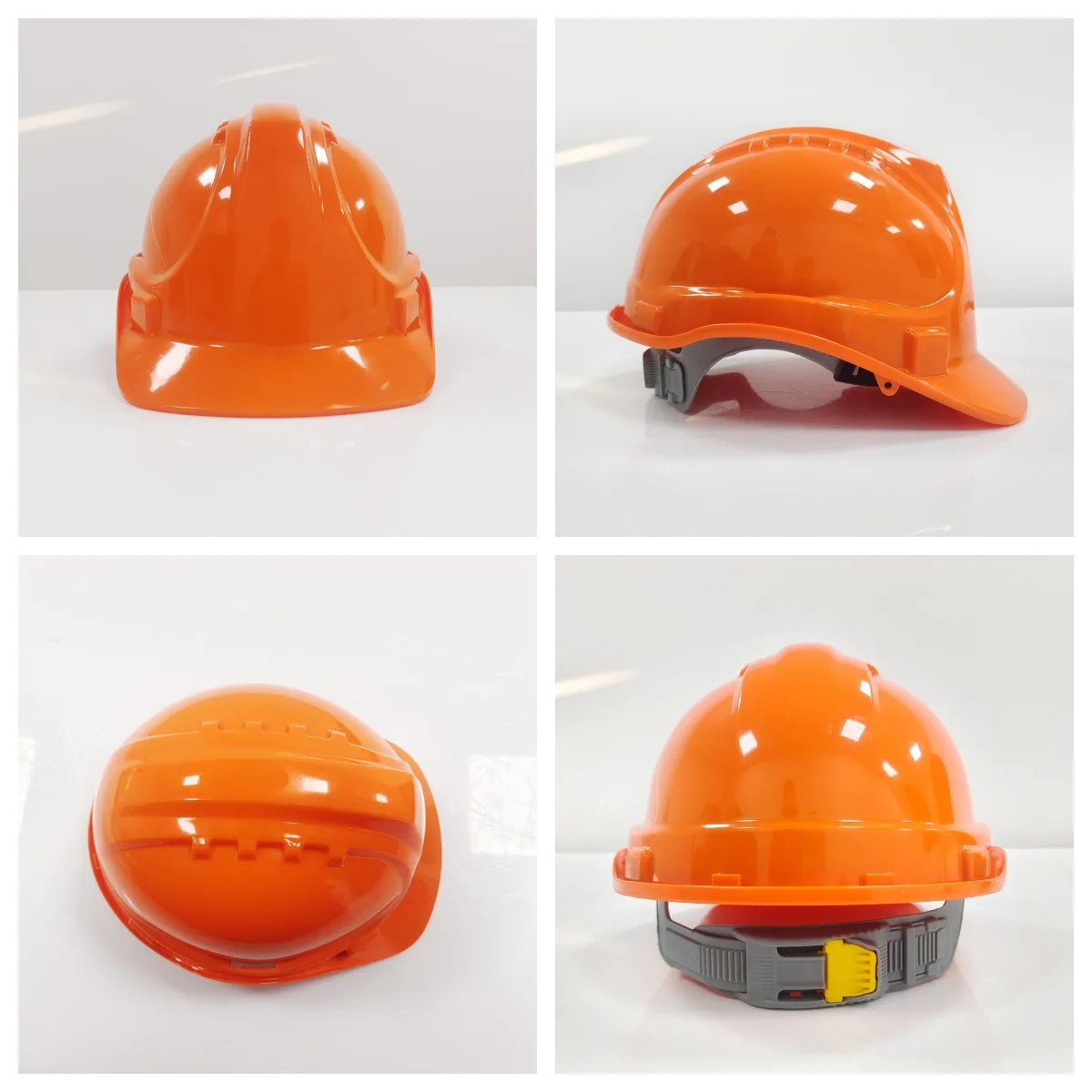 Red Sound Delta Plus Safety Helmet Type 1 Class E Construction Safety ...