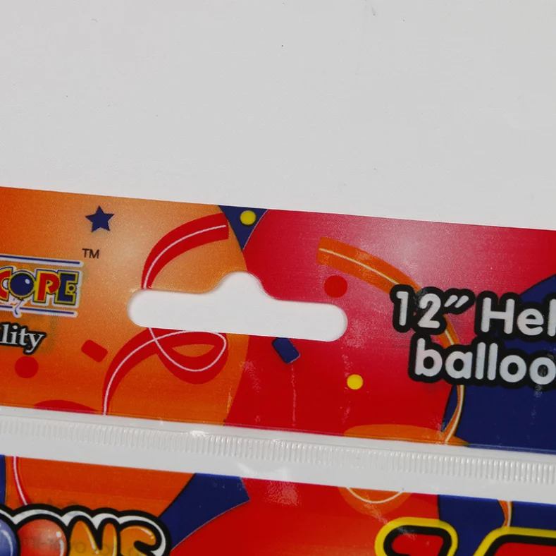 Custom Print Logo Clear Transparent OPP Balloon Packaging