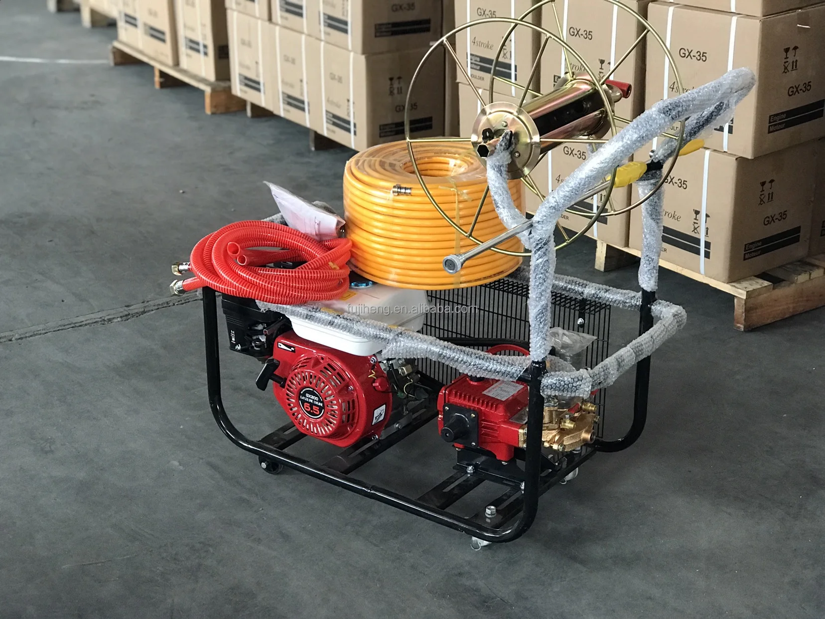 Agricultural Mobile Power Spray Pump Motor Electric Trolley Type High ...