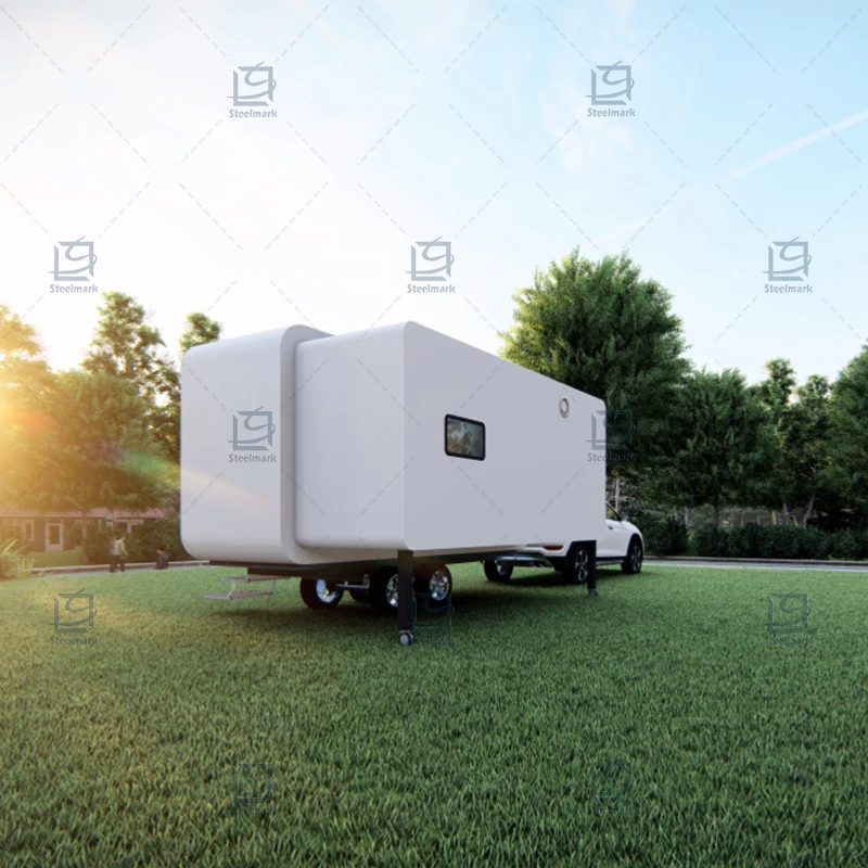 Modern Tiny House Trailer on Wheels - Luxury Steel Fabricated Home with ...