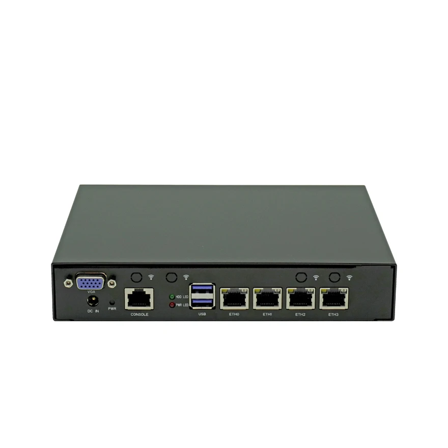 Firewall Router Industrial Mini Pc J4125 Quad Core Processor 4 I225v Lan Ddr4 Fanless Pfsense