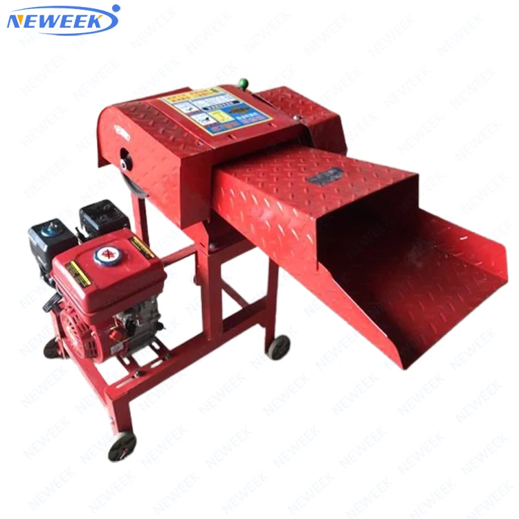 NEWEEK Africa Home Use Electric Gasoline Grass Chaff Cutter Machine ...