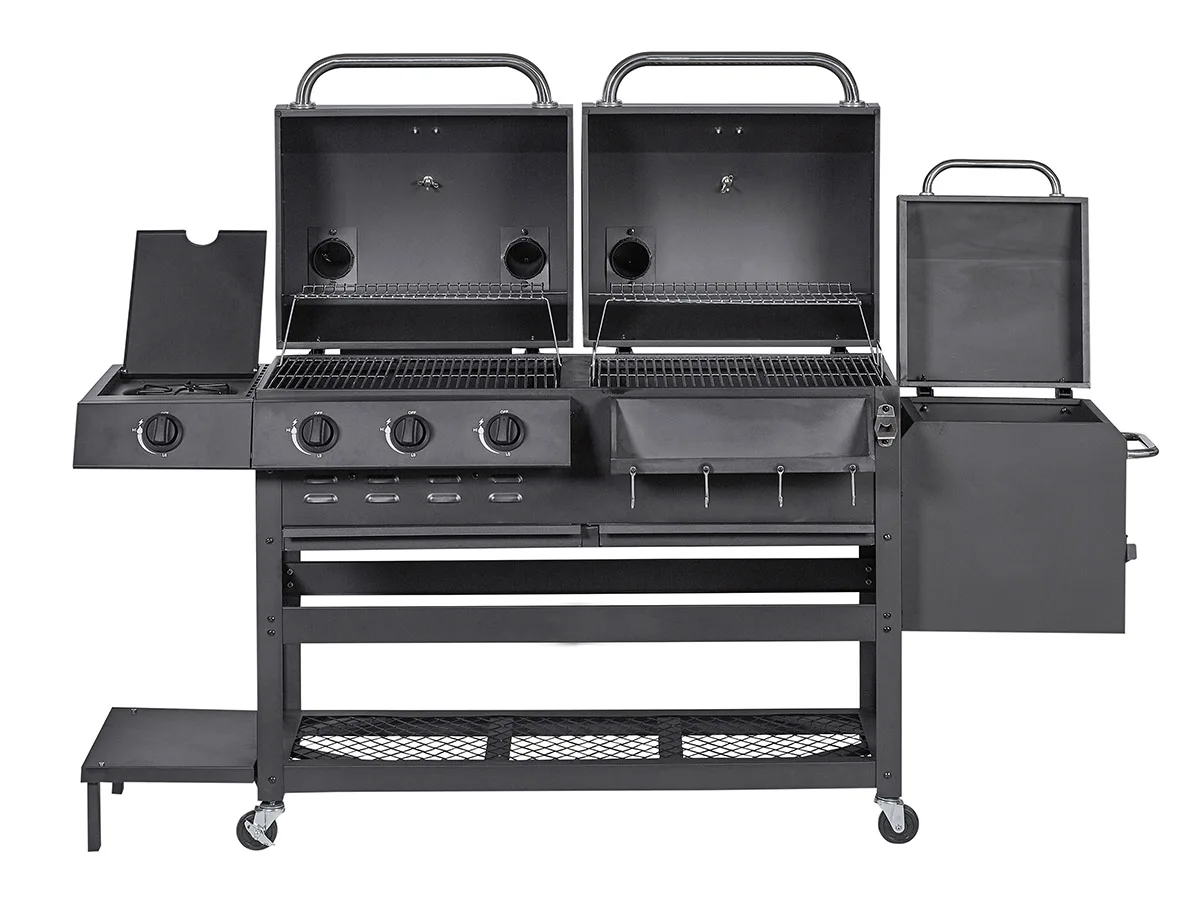 High Steel Charcoal BBQ Grill Powder Coated Outdoor Charcoal Grill ...