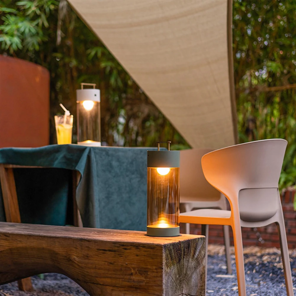 Portable Led Charging Table Lamp Atmosphere Living Room Bedroom Table ...