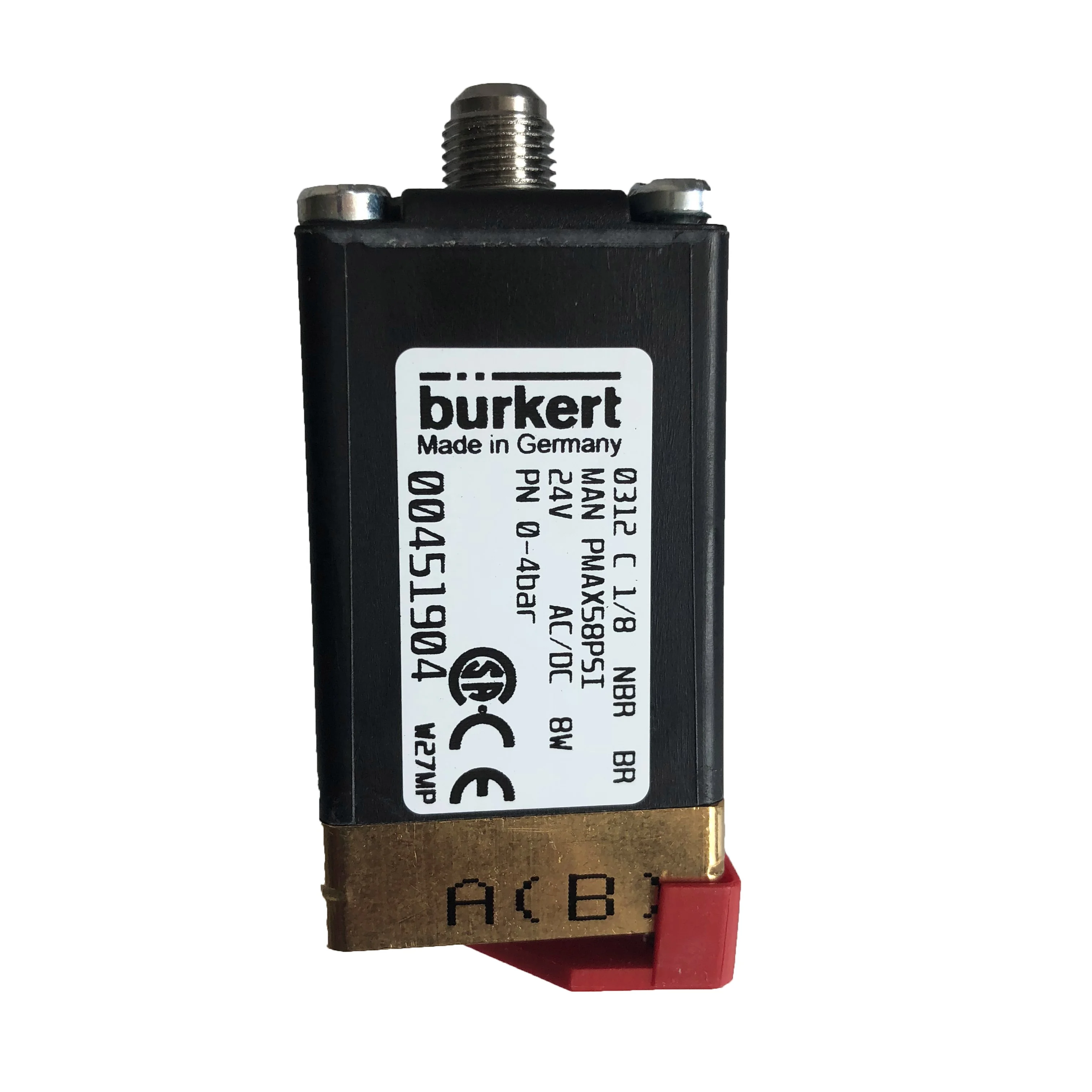 Atlas Air Compressor Solenoid Valve 24V, Part Number 1089042814 ...