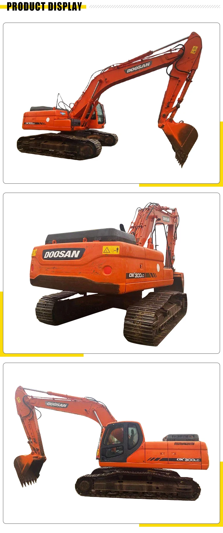 Used Doosan DX300 Excavator - Reliable Original Machine