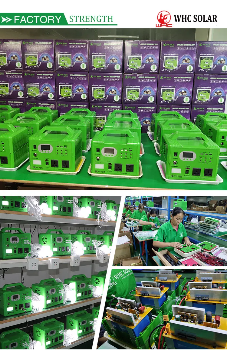 Whc Solar High Efficiency Mini Solar Generator Power Station Home Solar ...