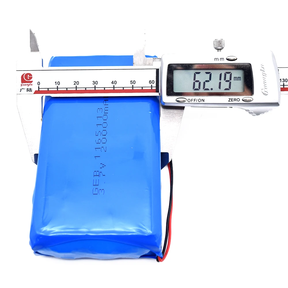 20000mah Flat Pouch Cell Lipo Battery 3.7v 20ah GEB 1165113
