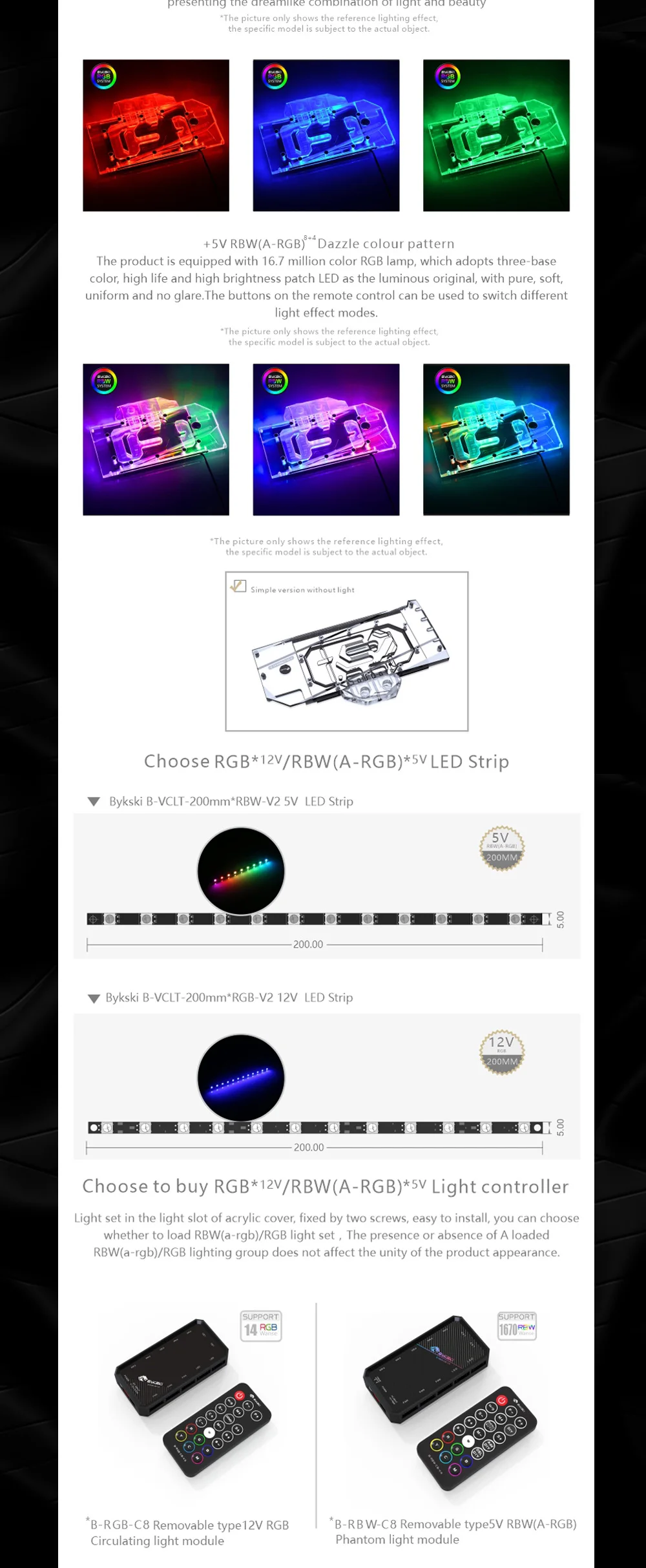 Bykski Rx 7900xt Water Cooler Dedicated For Powercolor Amd Radeon ...