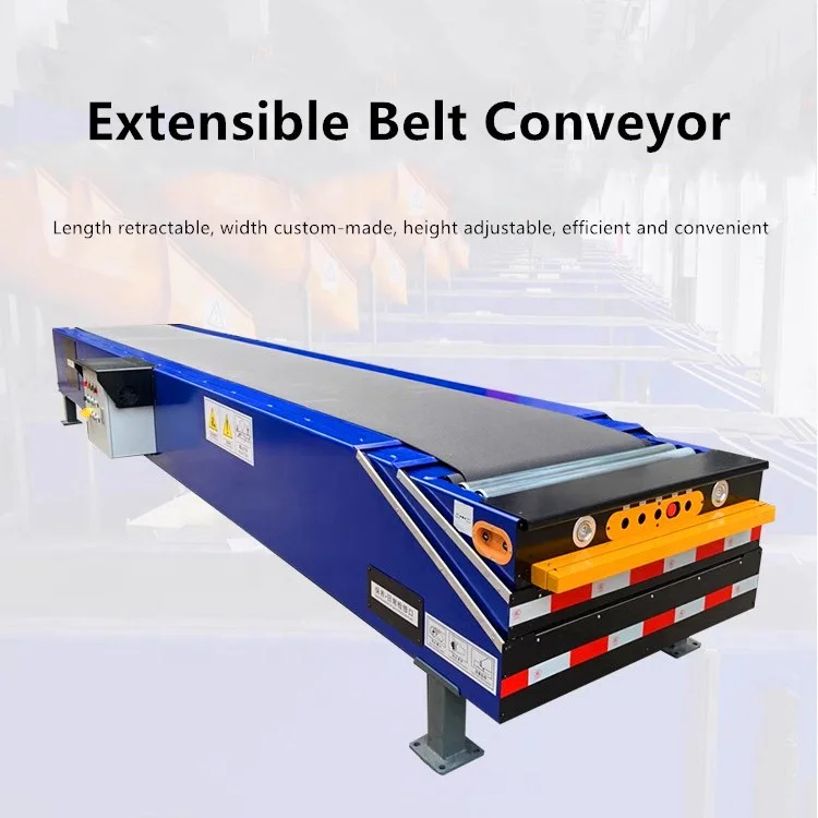 Mobile Transfer Container Retractable Belt Conveyors Warehouse ...