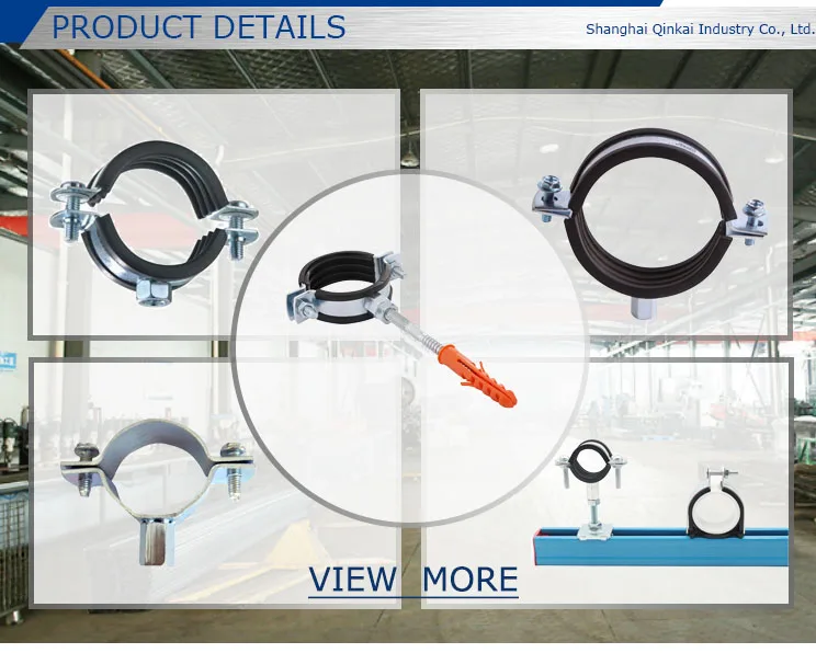 Iso Certified Pipe Nut Clamp With Rubber - Buy 19mm Pipe Clamp Types ...