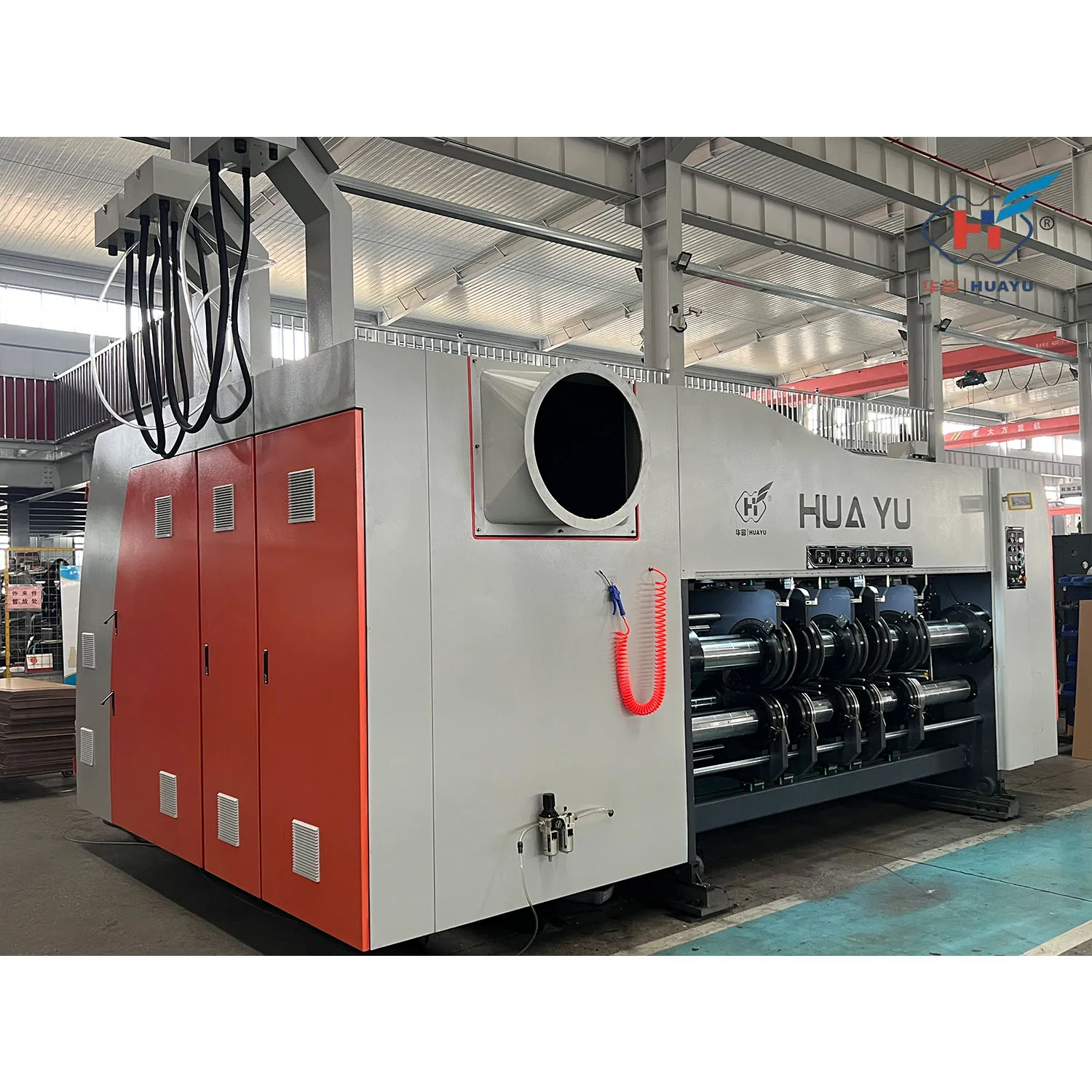Huayu Series Automatic Feeder Corrugated Box Flexo Printer Slotter ...