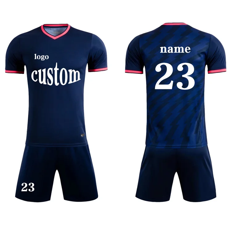2024 Custom Signature Football Uniform Set 100% Polyester Football ...