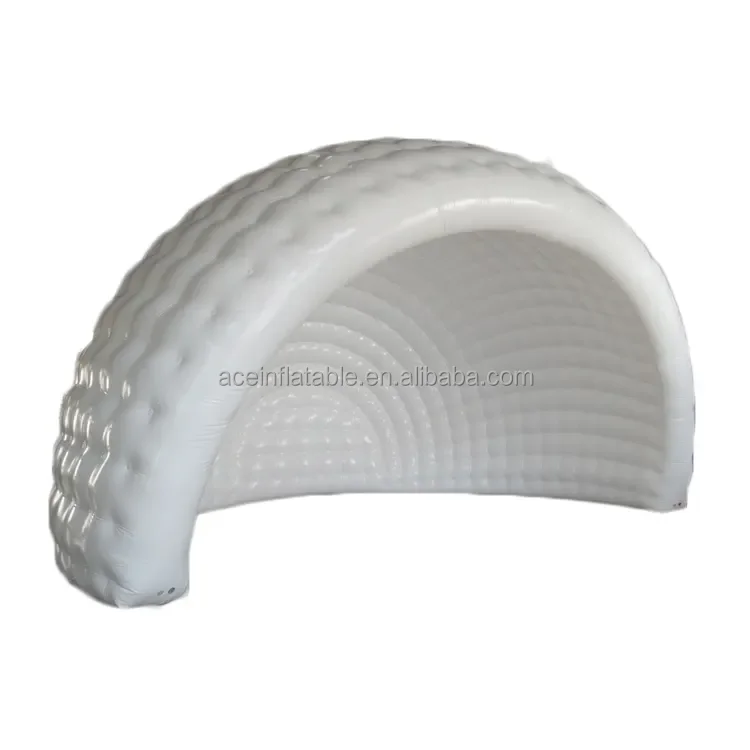 White Airtight Inflatable Shell Tent Inflatable Igloo Dome Tent ...
