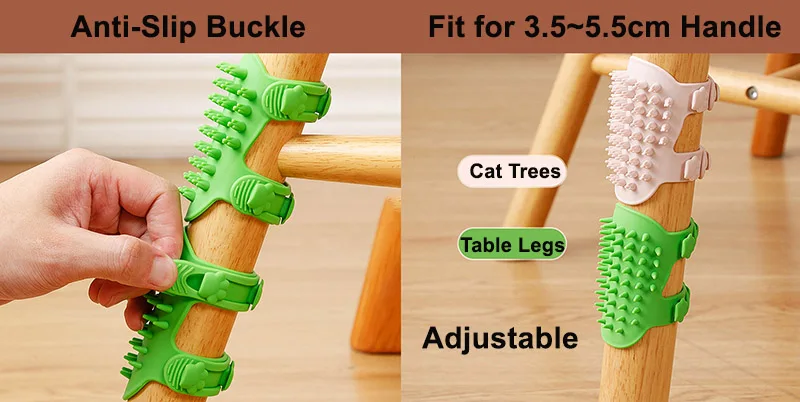 Silicone Cat Tickling Scratcher - Eco-Friendly Grooming Tool