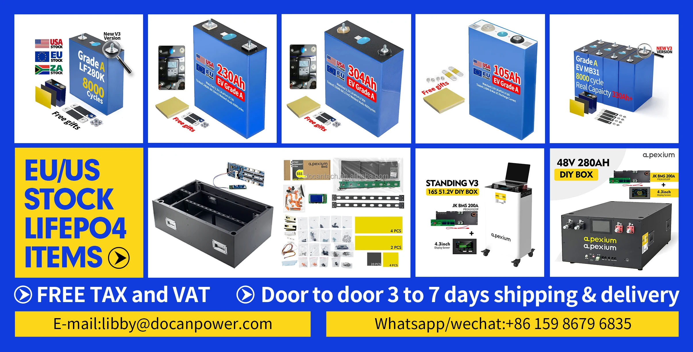 Empty Battery Case - 12V 100ah 200ah 300ah Lifepo4 Box