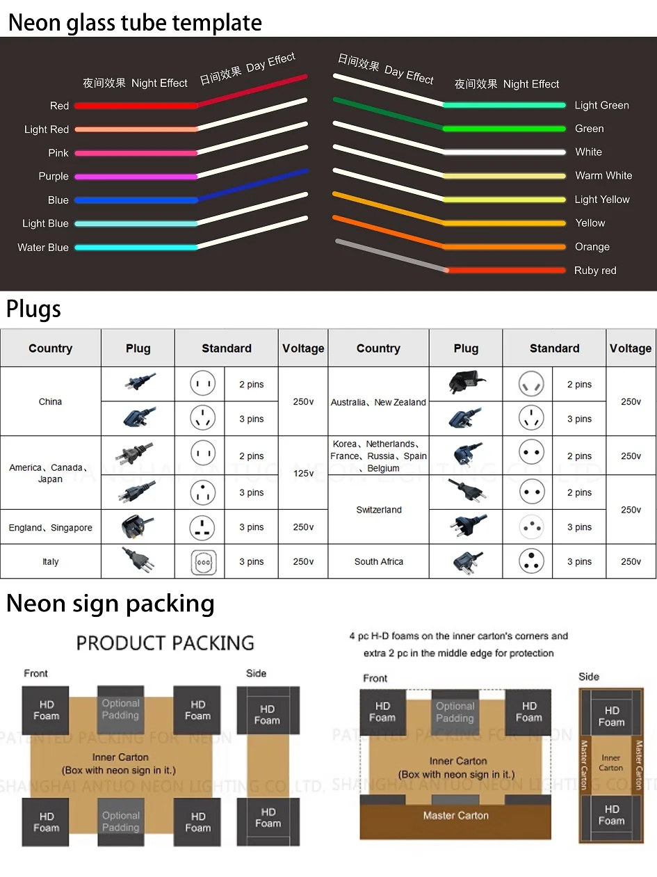 24 Inch Round Service Neon Light China Manufacturer Shanghai Antuo Neon ...