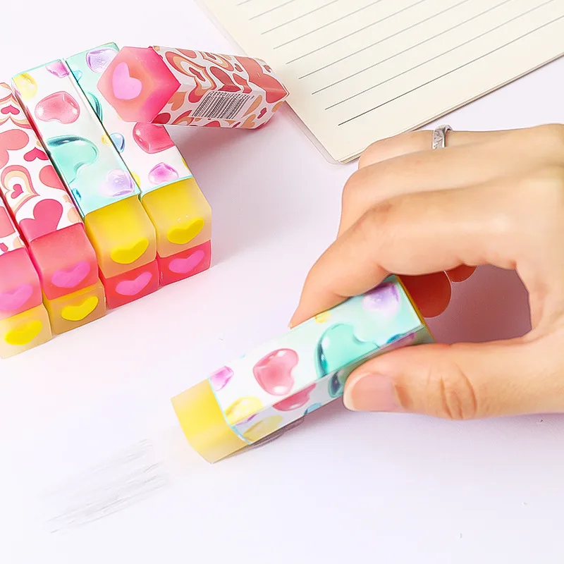 Kawaii Kids Fruit Watermelon Common Lemon Eraser Rubber Student Prizes ...