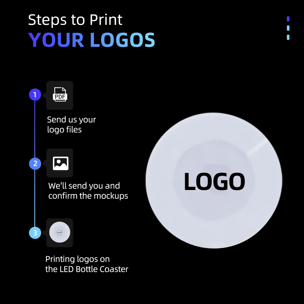 LED Bottle Stickers - Fun Party Accessories for All Occasions