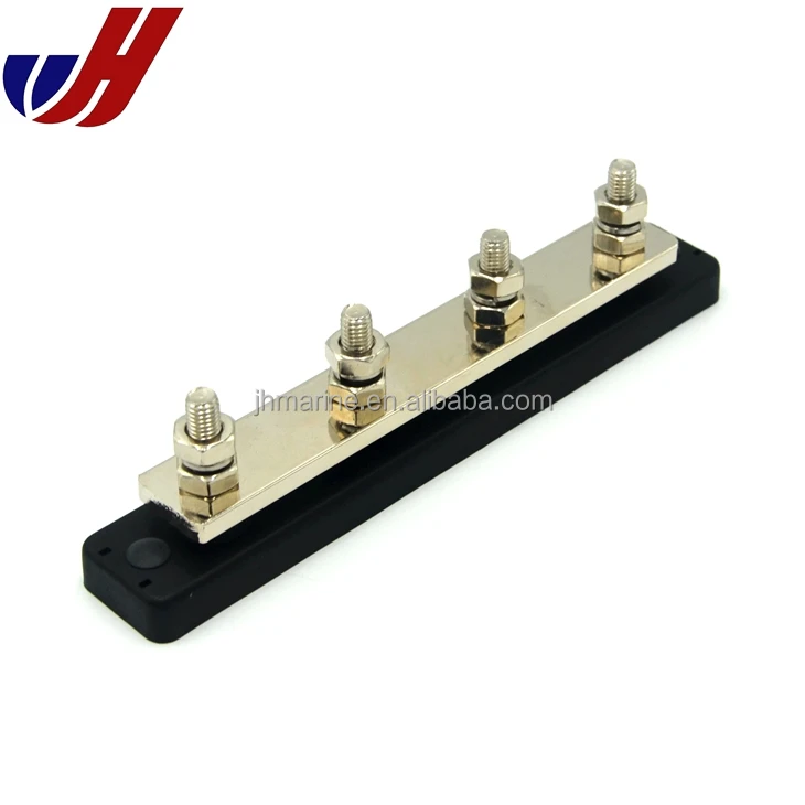 New 6 Way 300a M8 Terminal Studs Heavy-duty Bus Bar Box For Power Distribution - Buy Bus Bur Box ...