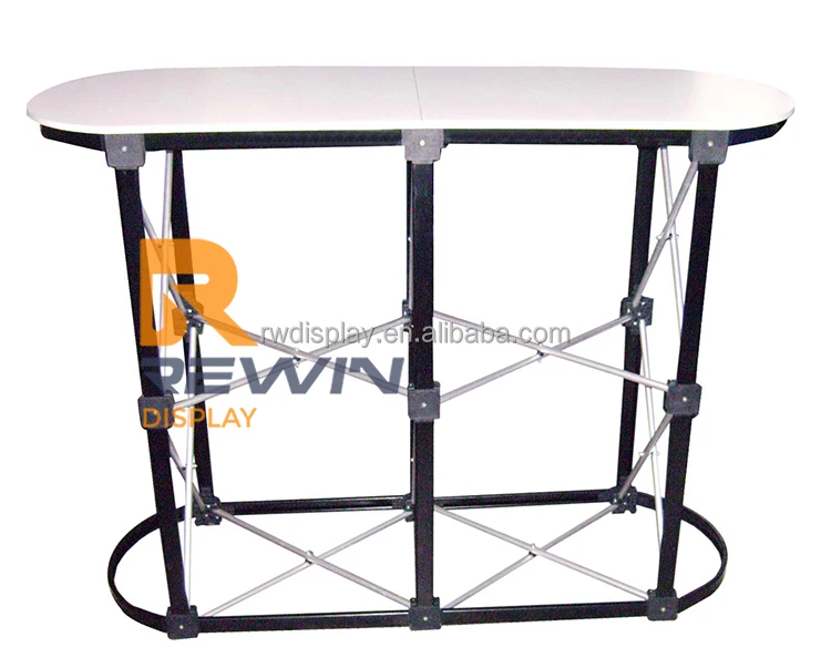 Exhibition Desk Custom Printing High Quality Tradeshow Counter Display ...
