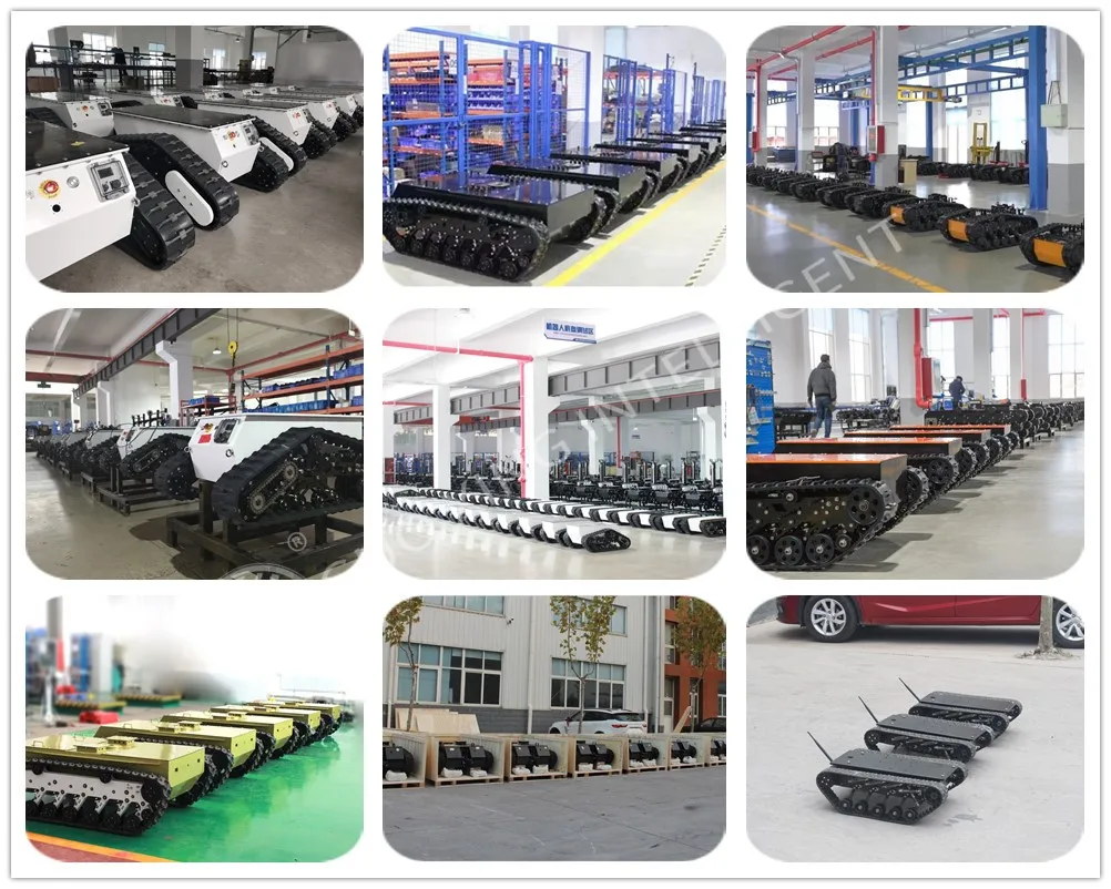 Carbon Steel 4WD Smart Robot Vehicle CAN BUS 4 Wheels Drive Motor UGV ...