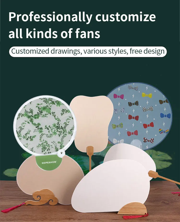 Custom Sublimation Foldable Fan Advertising Portable Flyer Hand Fans ...