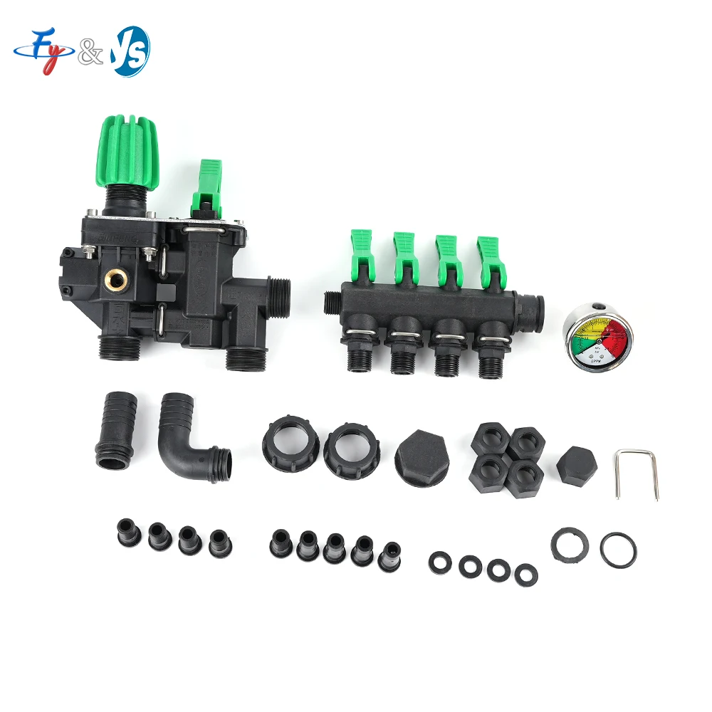 Heavy-Duty 3/4 Way Spray Nozzle Splitter Kit for Agricultural Machinery ...