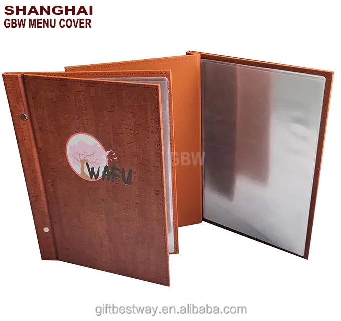 High Quality A4 Menu Folder with Screws - Perfect for Restaurants
