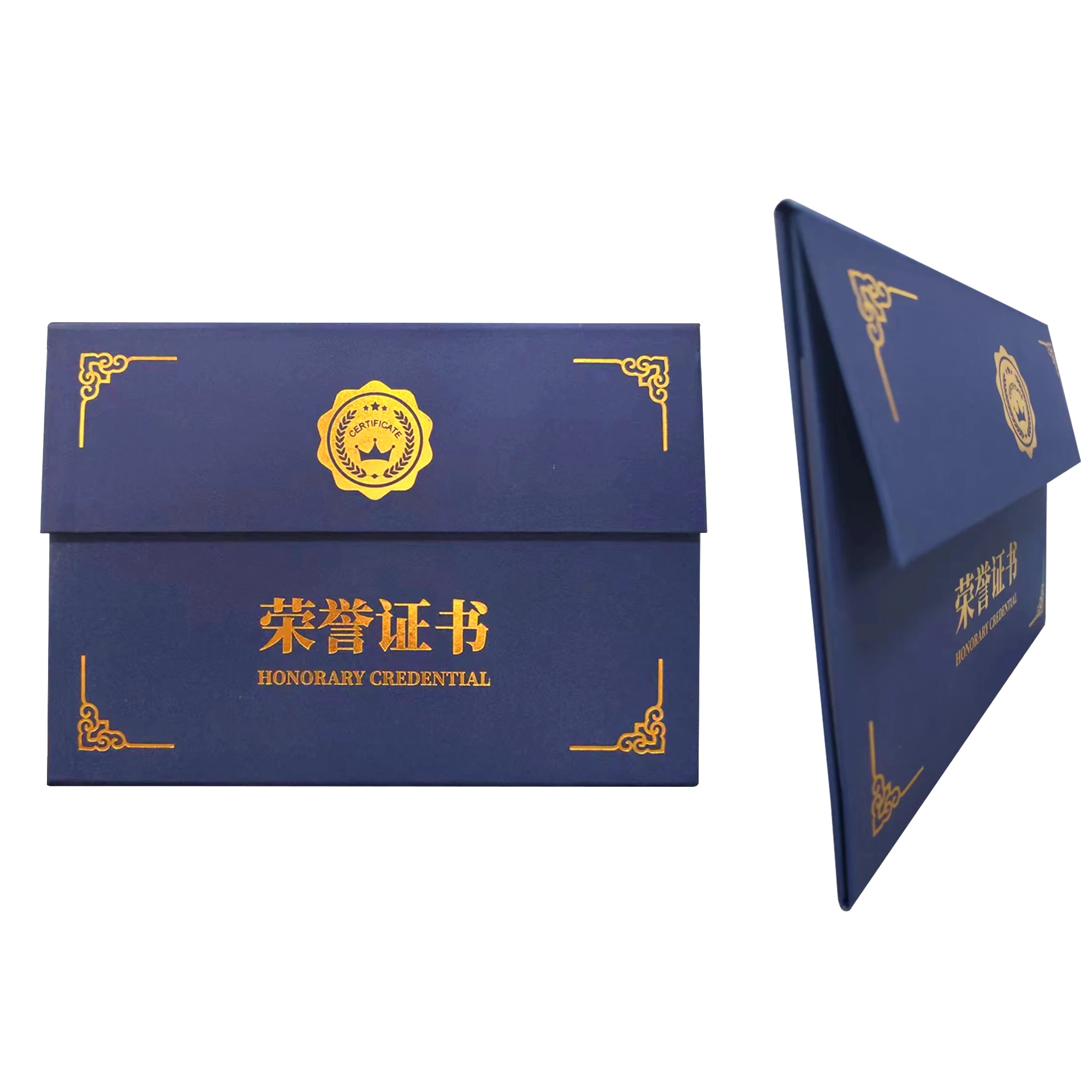 Custom Certificate Cardboard Paper Envelope A4 Trifold Certificate ...