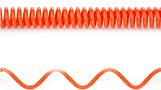 Spring Air Pipe Used For Pneumatic Tool Od8 Od10 Od6extendable Hose,Red ...