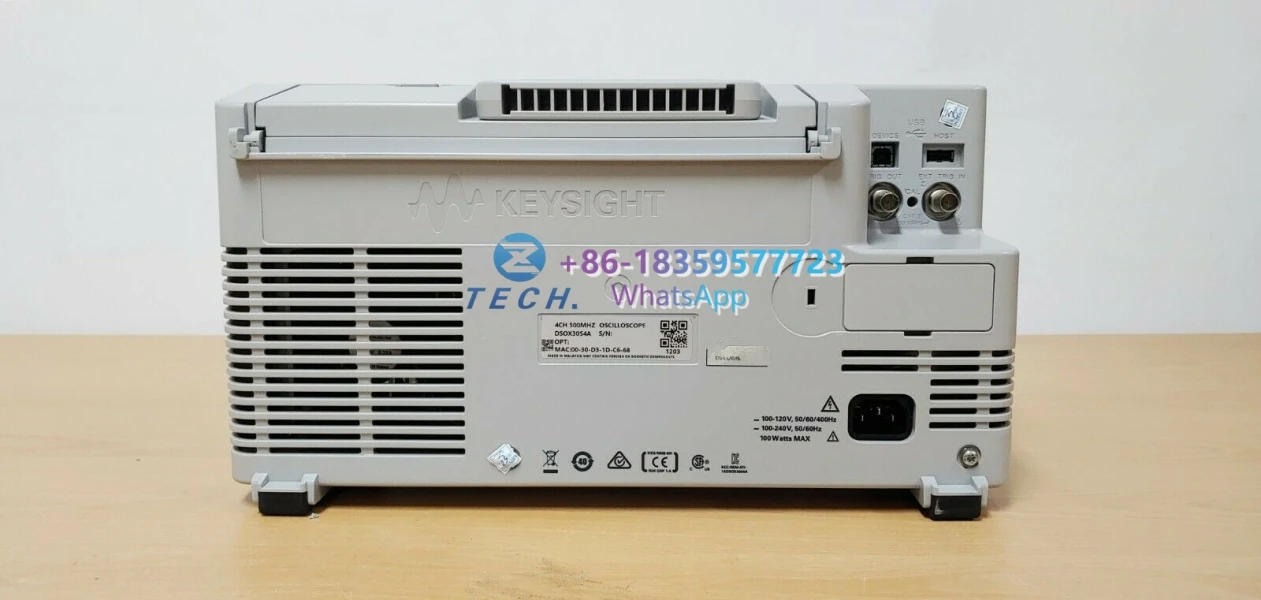 Agilent Keysight Dsox3054a 500mhz 4ch Oscilloscope With N2890a & Many ...