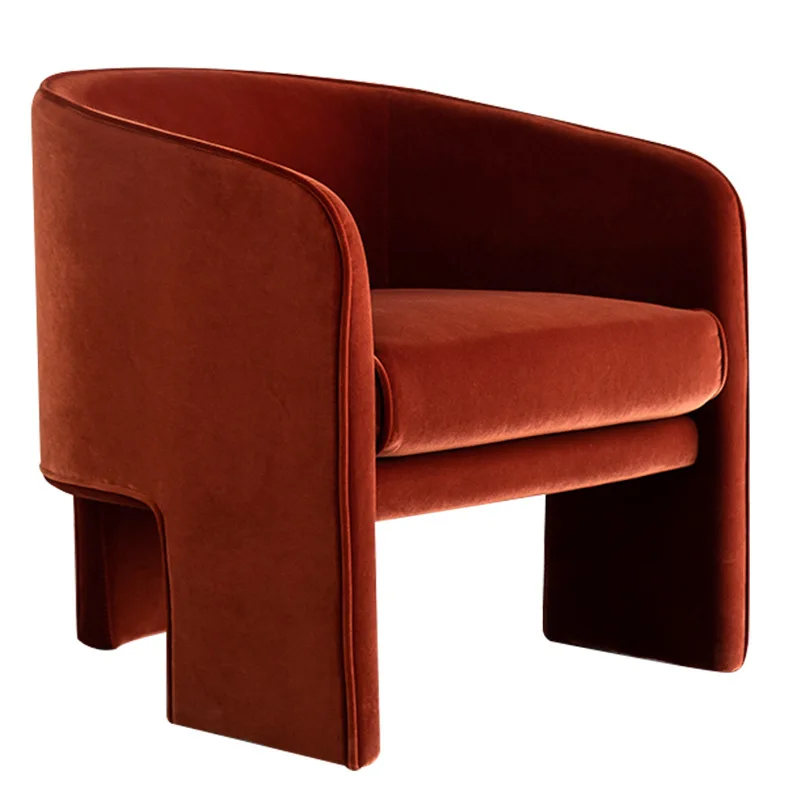 Modern Unique Three-legged Design Sculptural Accent Lounge Chair ...