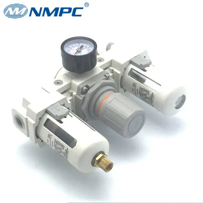 SMC Pneumatic Filter Frl 3 Units Combination Air Filters Regulators ...