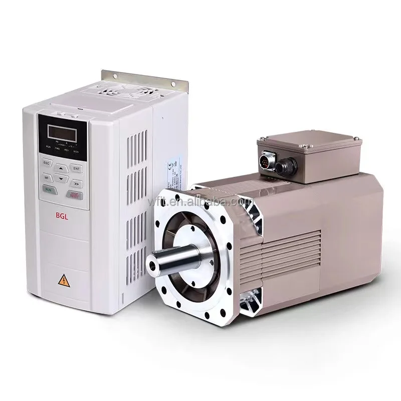 Servo Motor 5.5kw 3 Phase Ac Motor Match Spindle - Buy Servo Motor ...