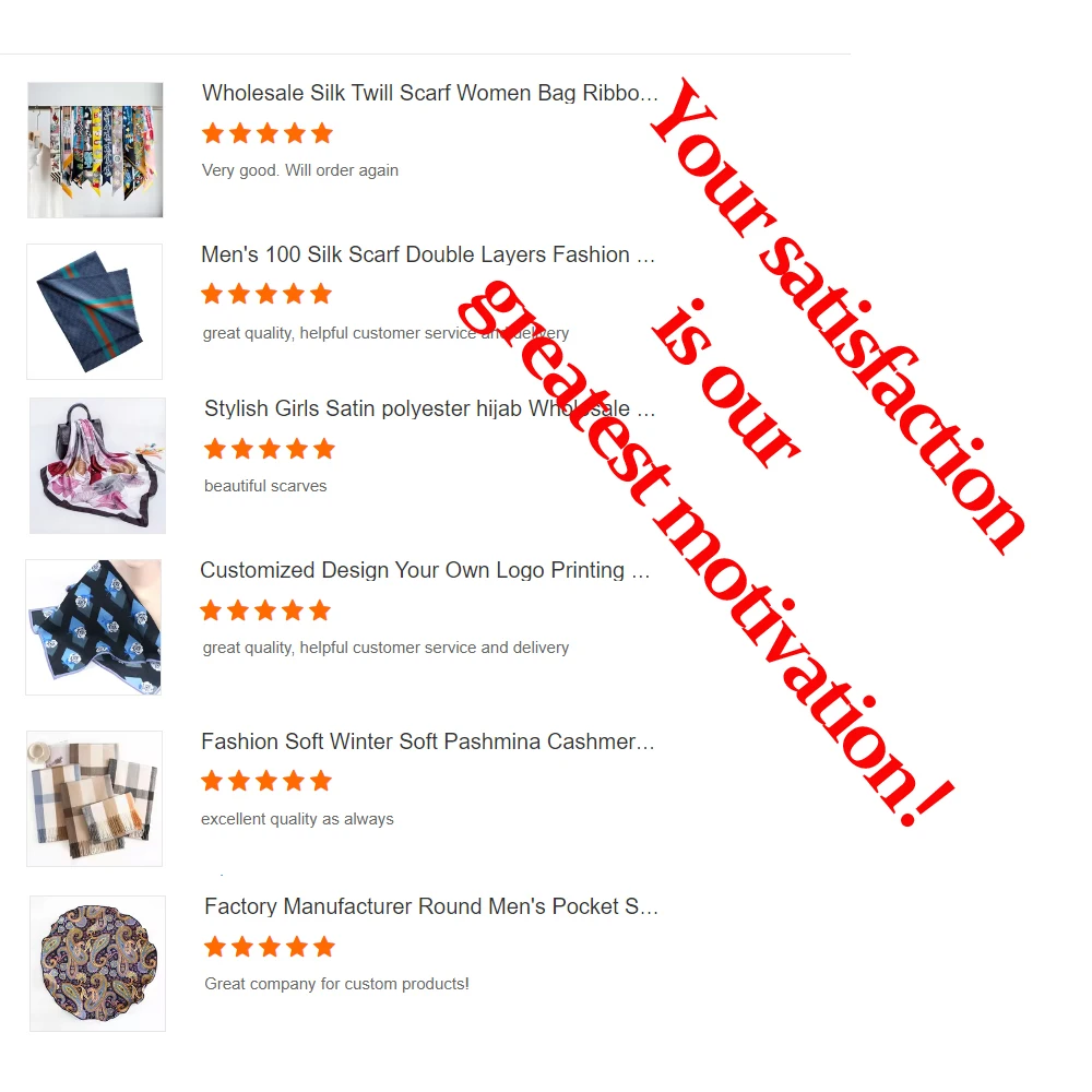 Shop High Quality Classic Style Soft Mulberry Silk Scarves