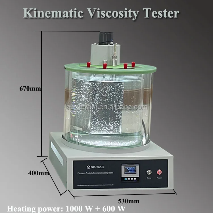 NEW Kinematic Viscosity Bath ASTM D445 for Petroleum Products