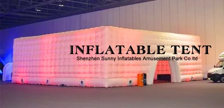 Customized Giant Led Light Inflatable Dome Tent White Wedding Party ...