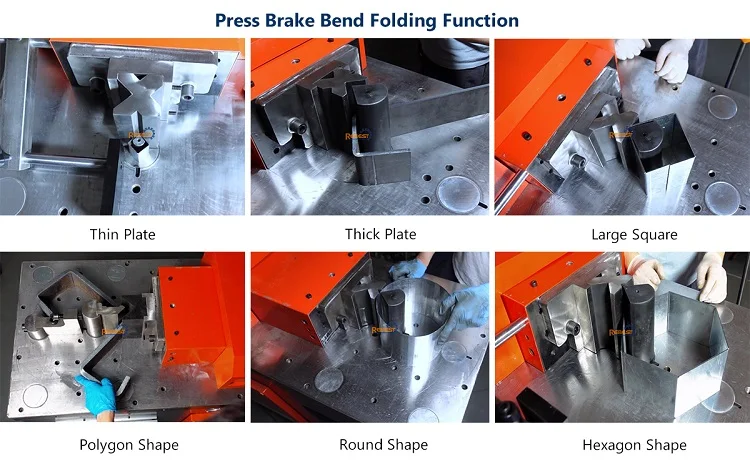 Horizontal Hydraulic Press Brake Machine PP200CNC - 250KN Strength, 2 ...