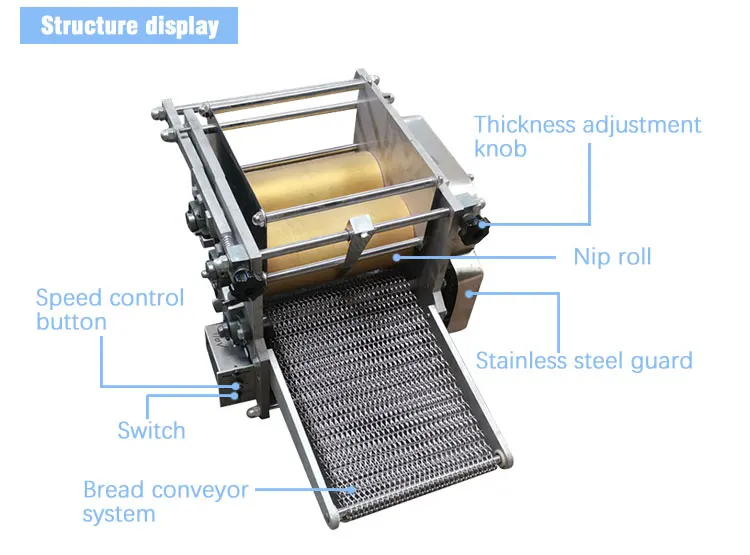 Maquina Tortillas Harina Chip Cutter Manual Flour Chapati Press Maker ...
