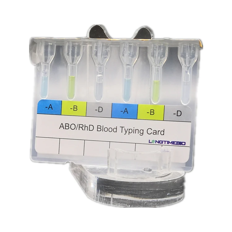 Longtime Abo Rhd Blood Grouping Reagents Manufacturer Blood Typing Test ...