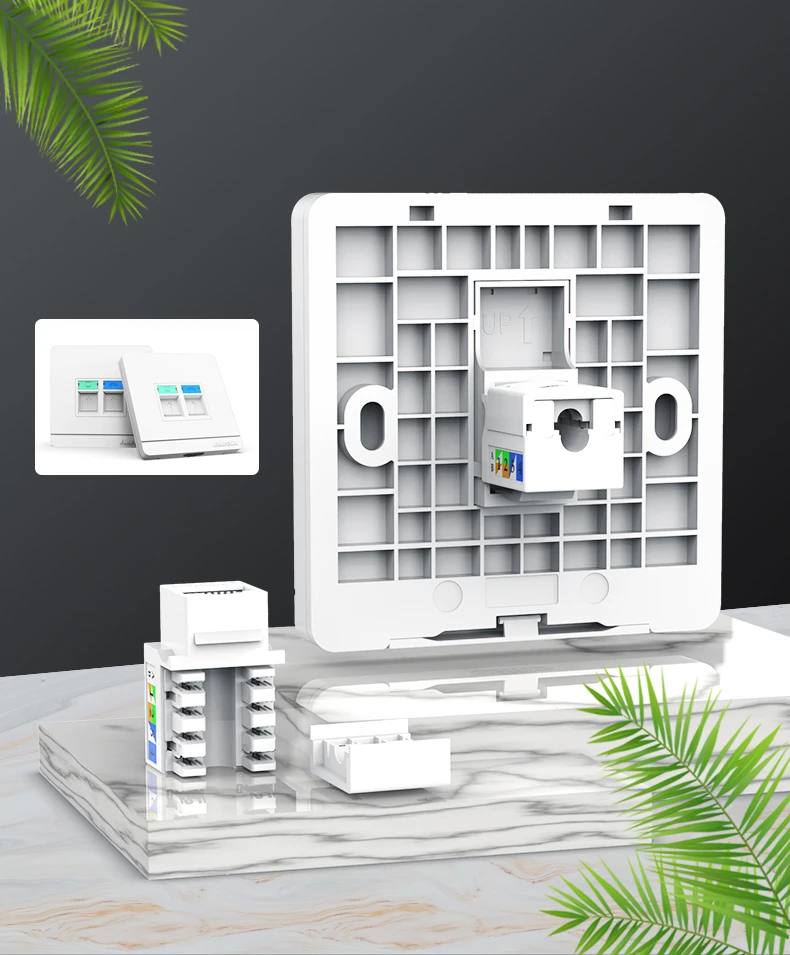 High Quality 8p8c Modular Utp Cat6 Keystone Jack Telecom Parts Rj45 ...