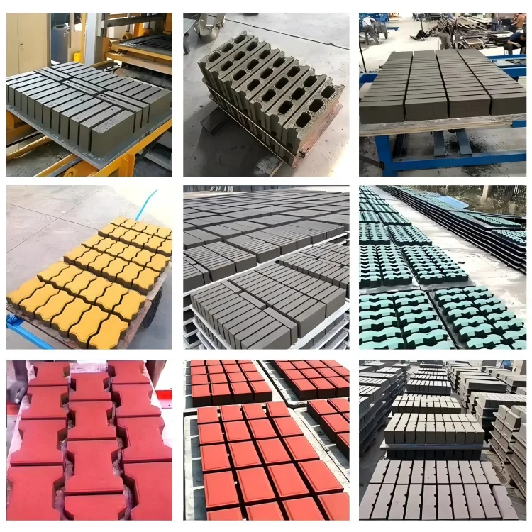 Manual Home Use Interlocking Hollow Block Making Machine Concrete Brick ...