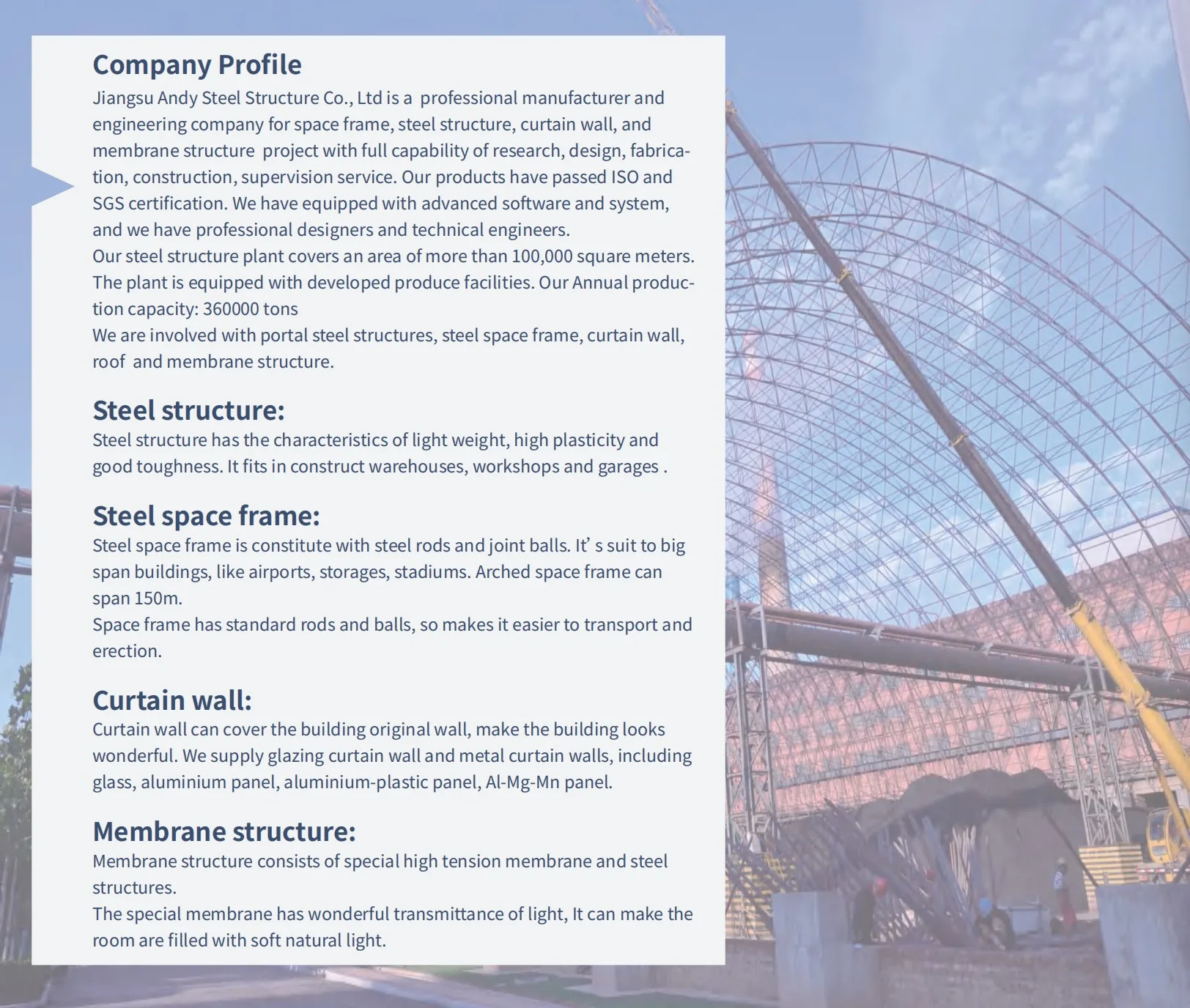 Space frame factory Steel structure factroy Modular Prefabricated Space ...